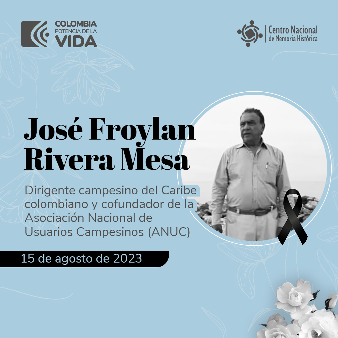 Lamentamos el fallecimiento del dirigente campesino José Froylan Rivera ...